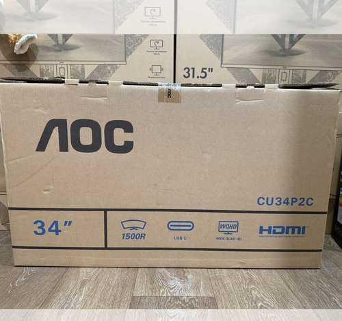 34" AOC CU34P2C 100Hz 3440x1440 VA