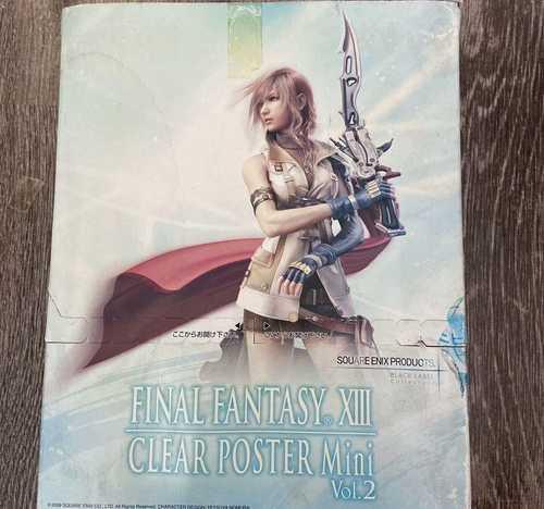 Final Fantasy xiii clear poster mini vol.2