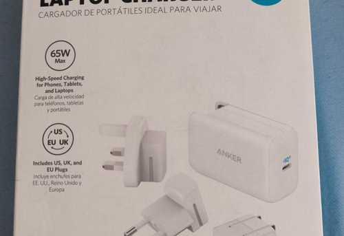 Anker powerport iii 65W Зарядка GaN 65 ватт