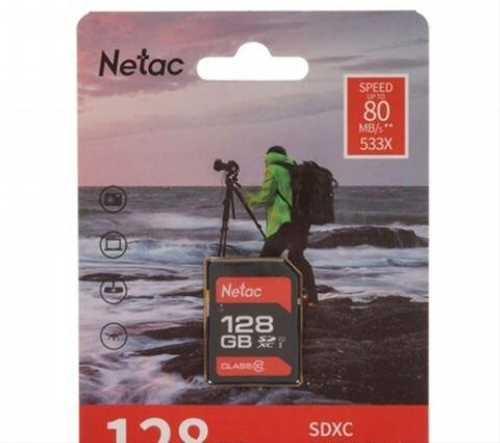 Карта памяти SecureDigital 128Gb Netac #365247
