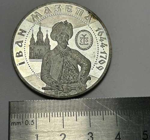 Монета Серебро 10 гривен