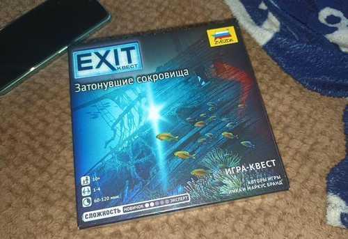 Настольная игра. Затонувшие сокровища. Exit-Квест