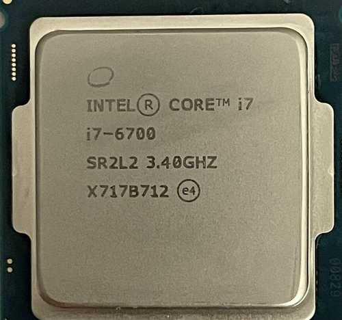 Процессор intel core i7 6700