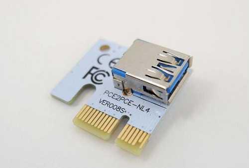 Переходник райзера USB 3.0 to PCI-E pce2pce-NL4