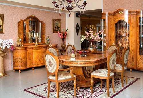 Мебель для гостиной "Амбра" олива Италия