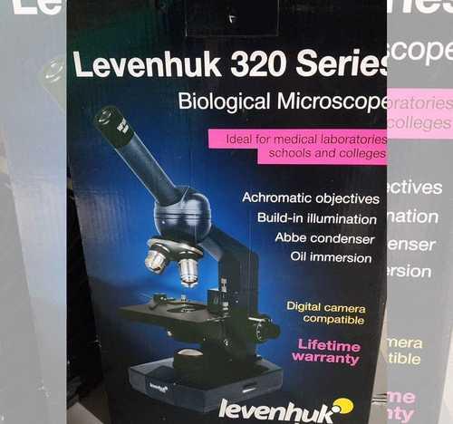 Микроскоп levenhuk 320 base монокулярный