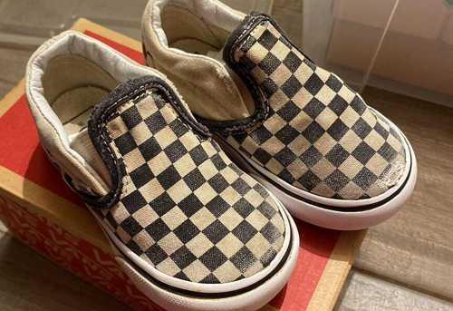 Слипоны vans детские 21 размер