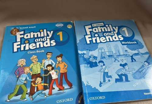 Учебник и workbook Family and friends 1