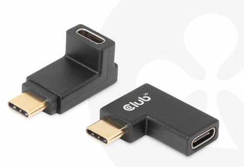 Угловые адаптеры club 3D CAC-1528 USB Type-C Gen2