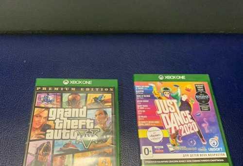 Gta 5, just dance 2020 xbox one диск