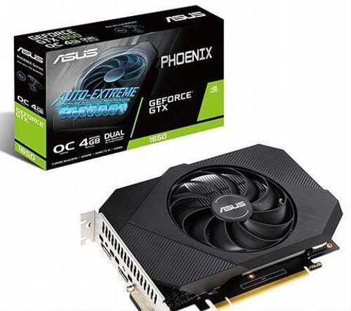 Видеокарта Asus GeForce GTX 1650 phoenix OC 4GB RT