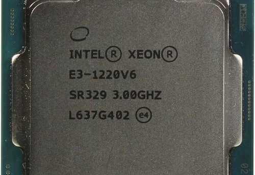 Процессор Intel Xeon e3-1220v6