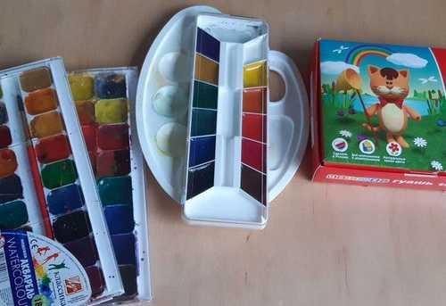 Гуашь и акварельные краски для ребенка