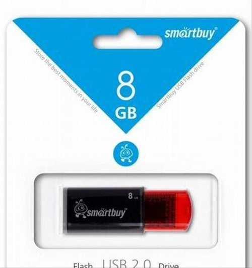 USB флешка Флешка 8 гб SmartBuy Click Black