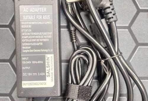 Зарядка для ноутбука Asus 19V 3.42A (65W) 5.5x2.5