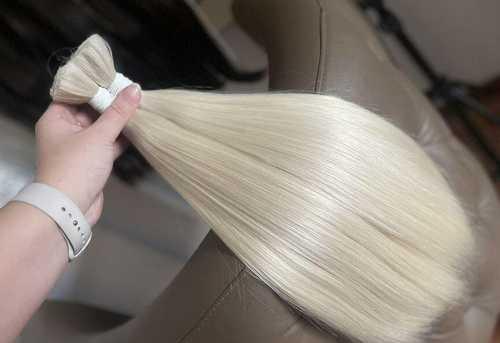 Волосы 50 см для наращивания блонд нейтральный
