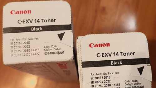 Картридж Canon C-EXV14/GPR-18 (0384B006), черный