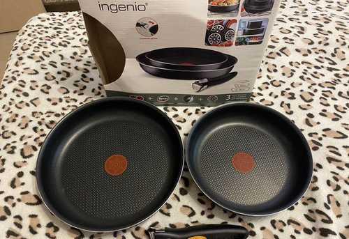 Набор сковородок со съёмной ручкой Tefal Ingenio