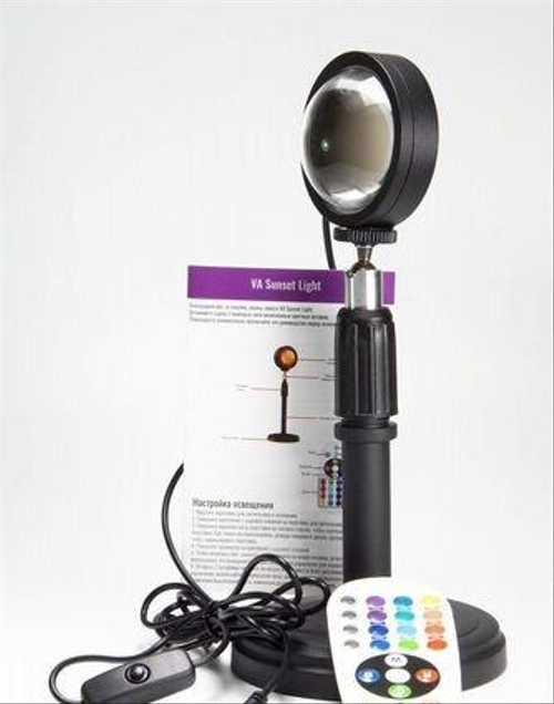 Светодиодная лампа закат для фото/видео с пультом