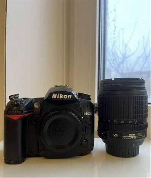 Nikon D7000 с объективом kit 18-105мм