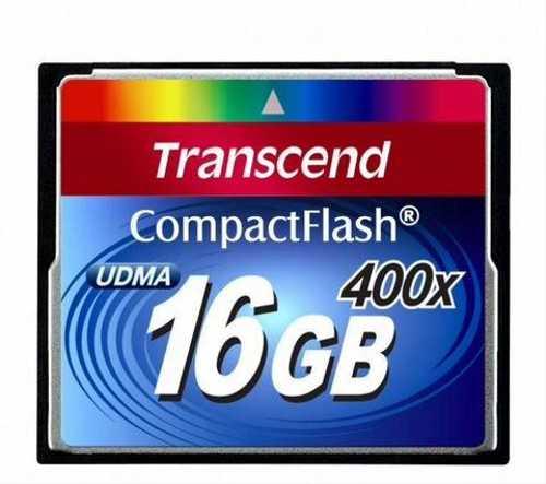 Флеш карта Compact Flash Transcend 16GB 400x