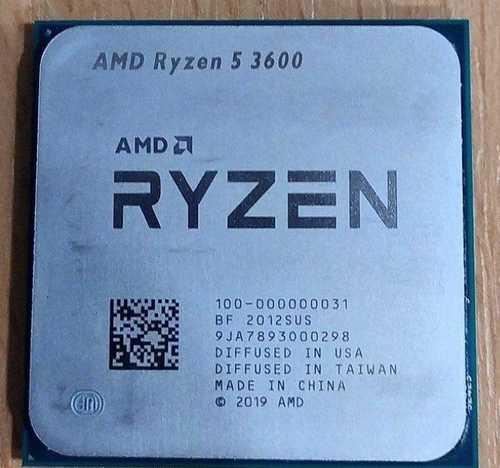 Процессор amd ryzen 5 3600