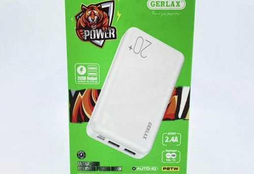 Power Bank Gerlax 20000 mAh Внешний аккумулятор