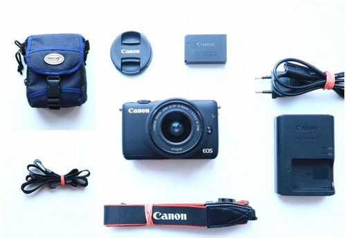 Фотоаппарат Canon EOS M10 + 15-45 IS STM + сумка