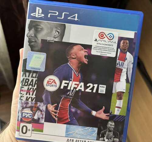 Fifa 21 ps4 диск