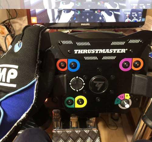 Руль thrustmaster ts-pc racer + педали