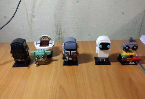 Lego brickheadz "star wars" и "wall-e"