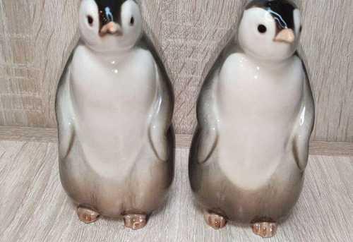 Фарфоровые статуэтки Пингвины лфз