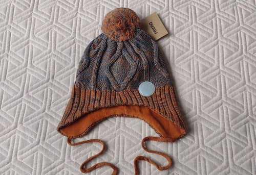 Новая зимняя шапка 50 Reima коричневая мальчика