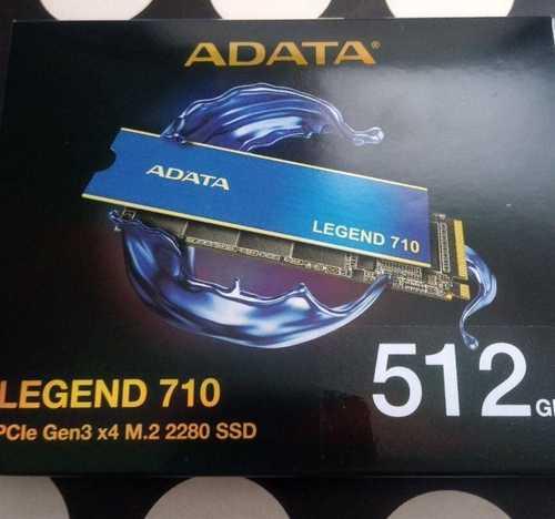 Внутренний SSD диск adata Legend 710, 512GB, M.2