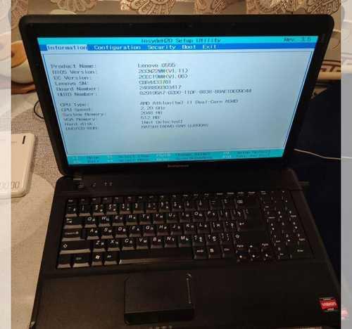 Ноутбук Lenovo g555