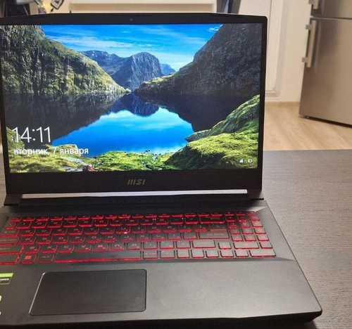 Игровой ноутбук msi katana gf66 i5 11400h gtx 1650