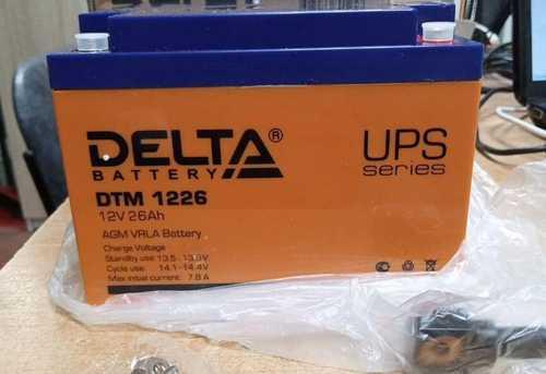 Аккумулятор delta dtm 1226