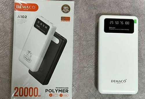 Внешний аккумулятор Demaco на 20000 mAh