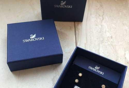 Swarovski серьги пусеты оригинал