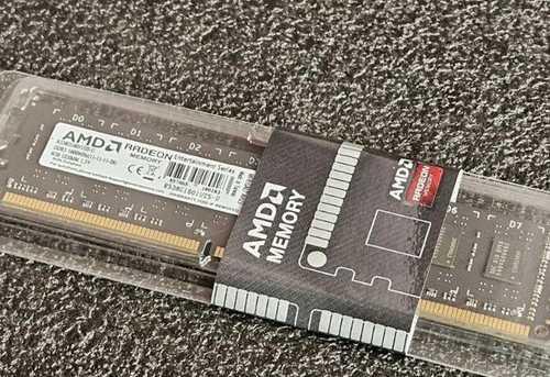 Оперативная память AMD Black 8Gb DDR-III 1600MHz