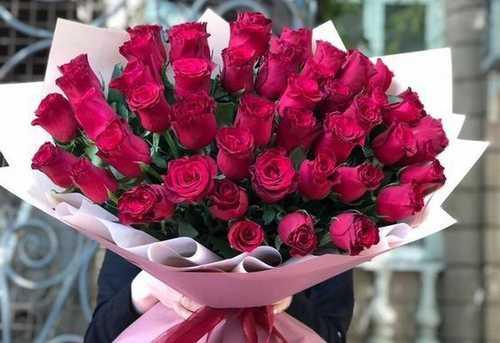 Розы в букетах цветы доставка по Ставрополю