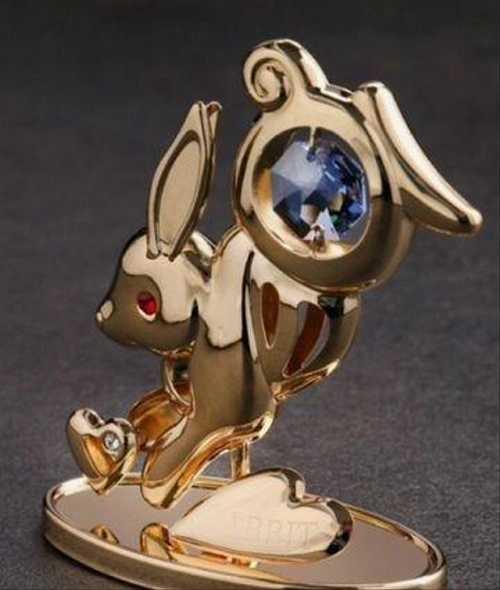 Сувенир «Кролик» с кристаллами Сваровски