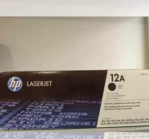 Картридж оригинальный HP laserjet 12 A