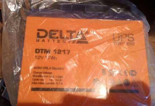 Аккумулятор Delta Dtm 1217