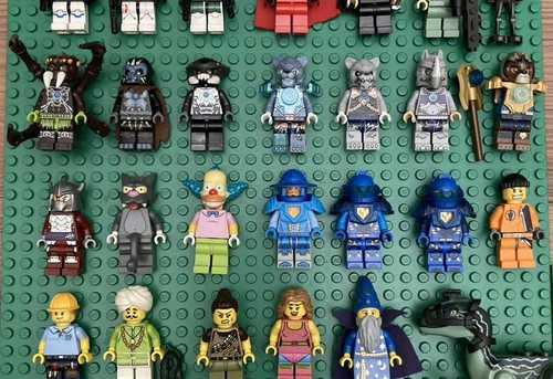 Lego minifigures (star wars, chima, simpsons)