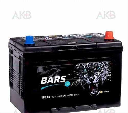 Аккумулятор автомобильный bars Asia 6ст-100 апз о