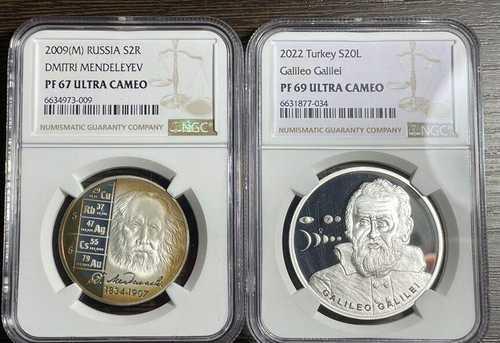 Монеты в слабах NGC