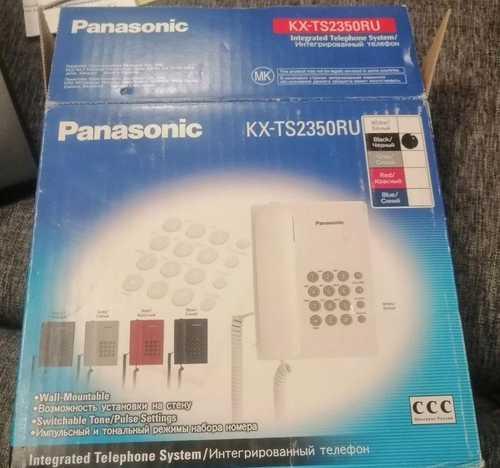 Проводной телефон panasonic