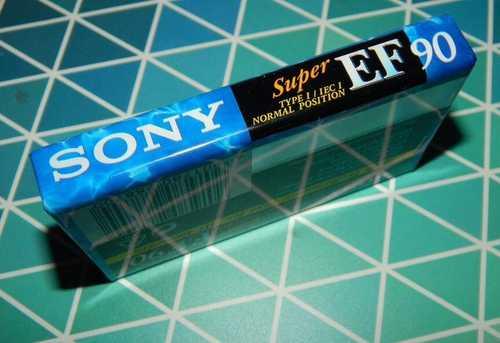 Аудиокассета Sony EF Super 90 запечатанная