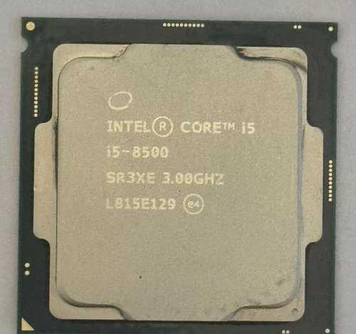 Процессор Intel core i5 8500